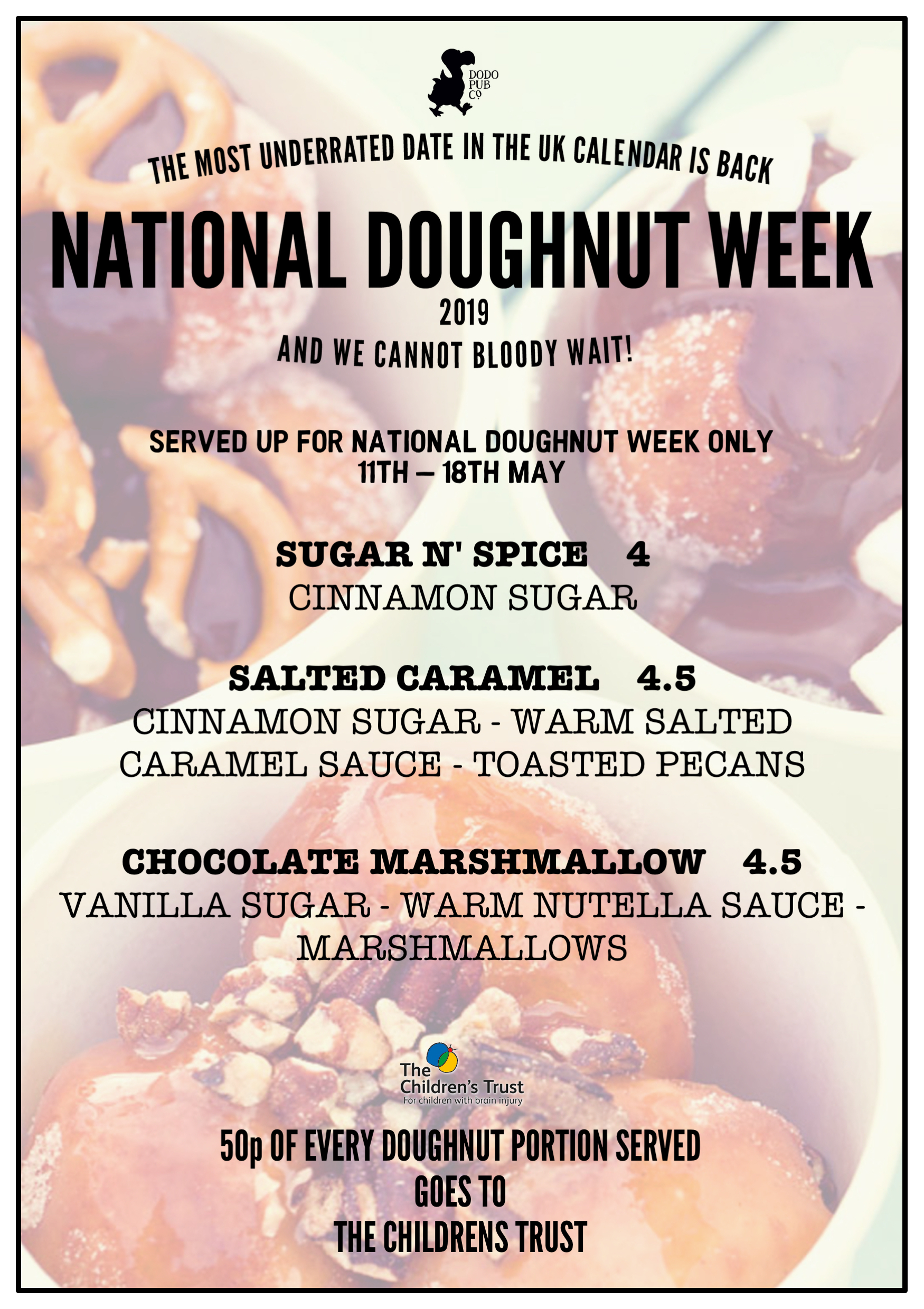 doughnut week 2019 - Dodo Pub Co.