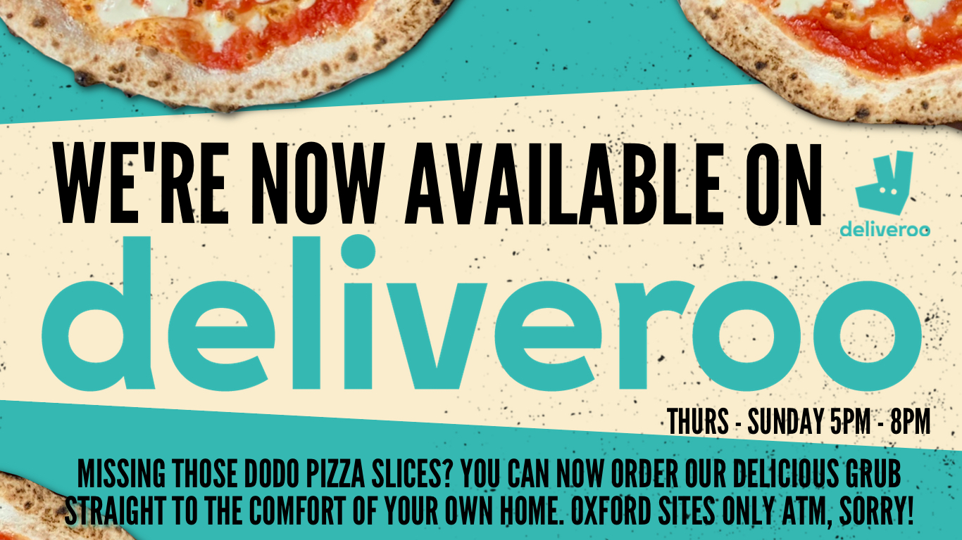 Deliveroo BANNER - Dodo Pub Co.